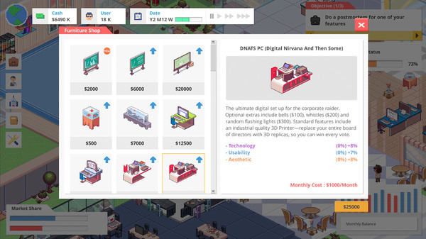 [혼합/한글무설치/스팀버젼]기업을만들어보자! 스타트업 패닉 Startup Panic_RS.Ter 온디스크